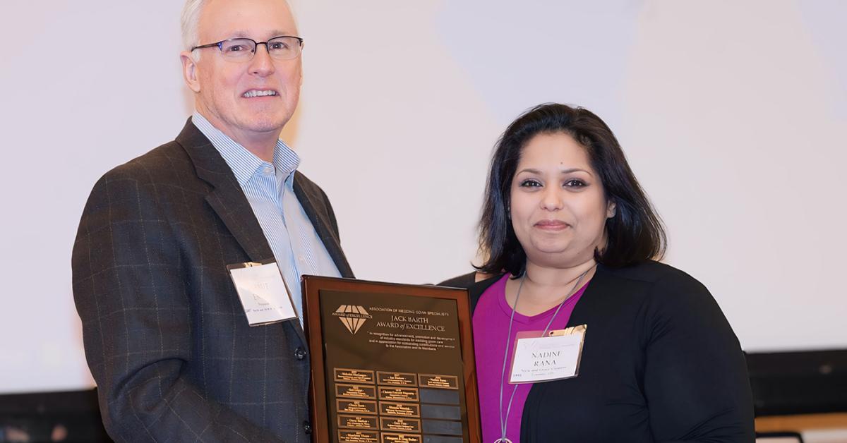 Rana Wins AWGS Barth Memorial Award of Excellence | American Drycleaner